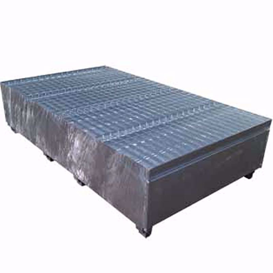 Double IBC Bund : 1000L Bunded Drum : 2 Drum Galvanised Bund : Steel ...
